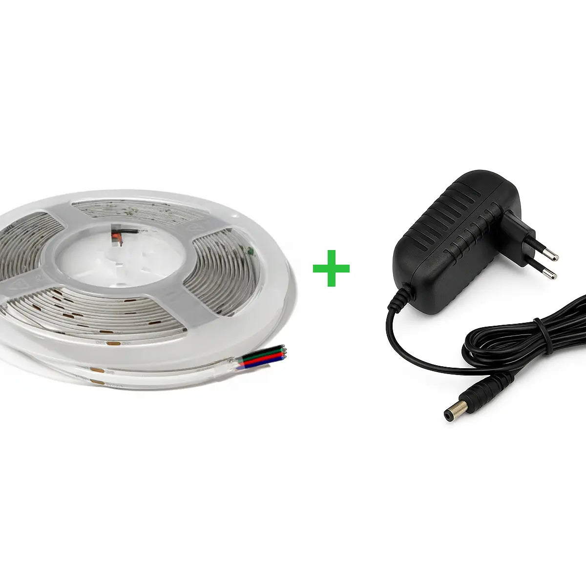 COB RGB LED Strip Set 5m | Uniform color light incl. controller and ...